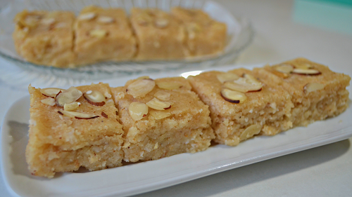 Sooji with coconut sweet recipe